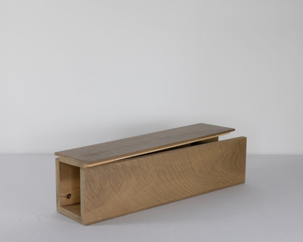 MODERN MILLED 4 Sided Hollow Beam with Saw Marks - Prairie Barnwood